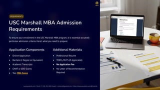 USC-Marshall-School-of-Business-MBA-Guide | PDF