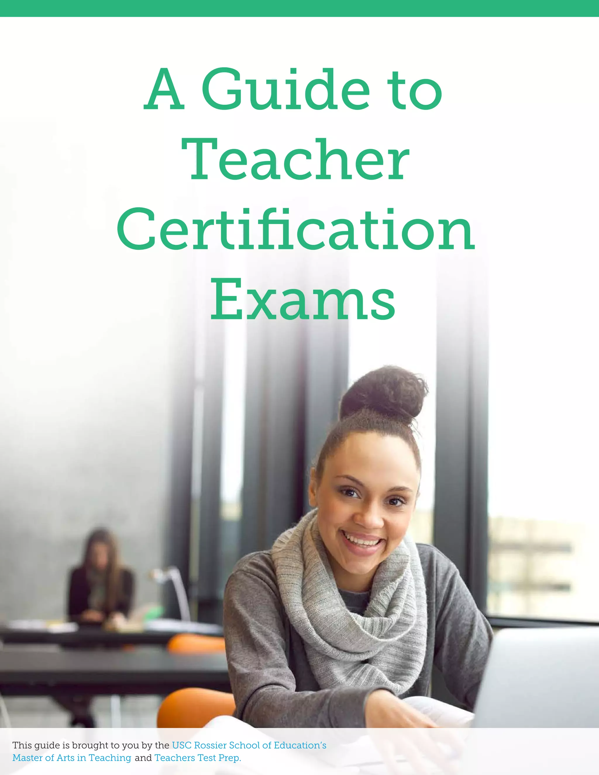 A Guide to Teacher Certification Exams | PDF