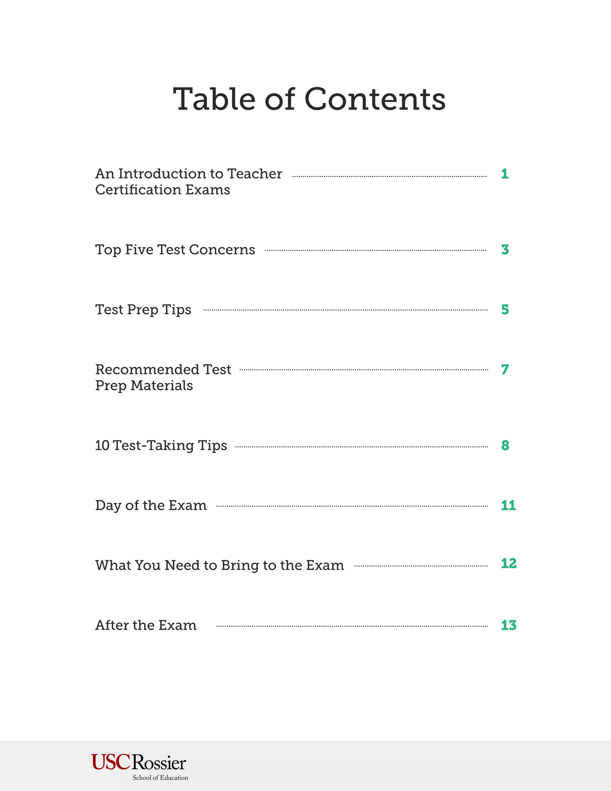 A Guide to Teacher Certification Exams | PDF | Standardized Testing ...