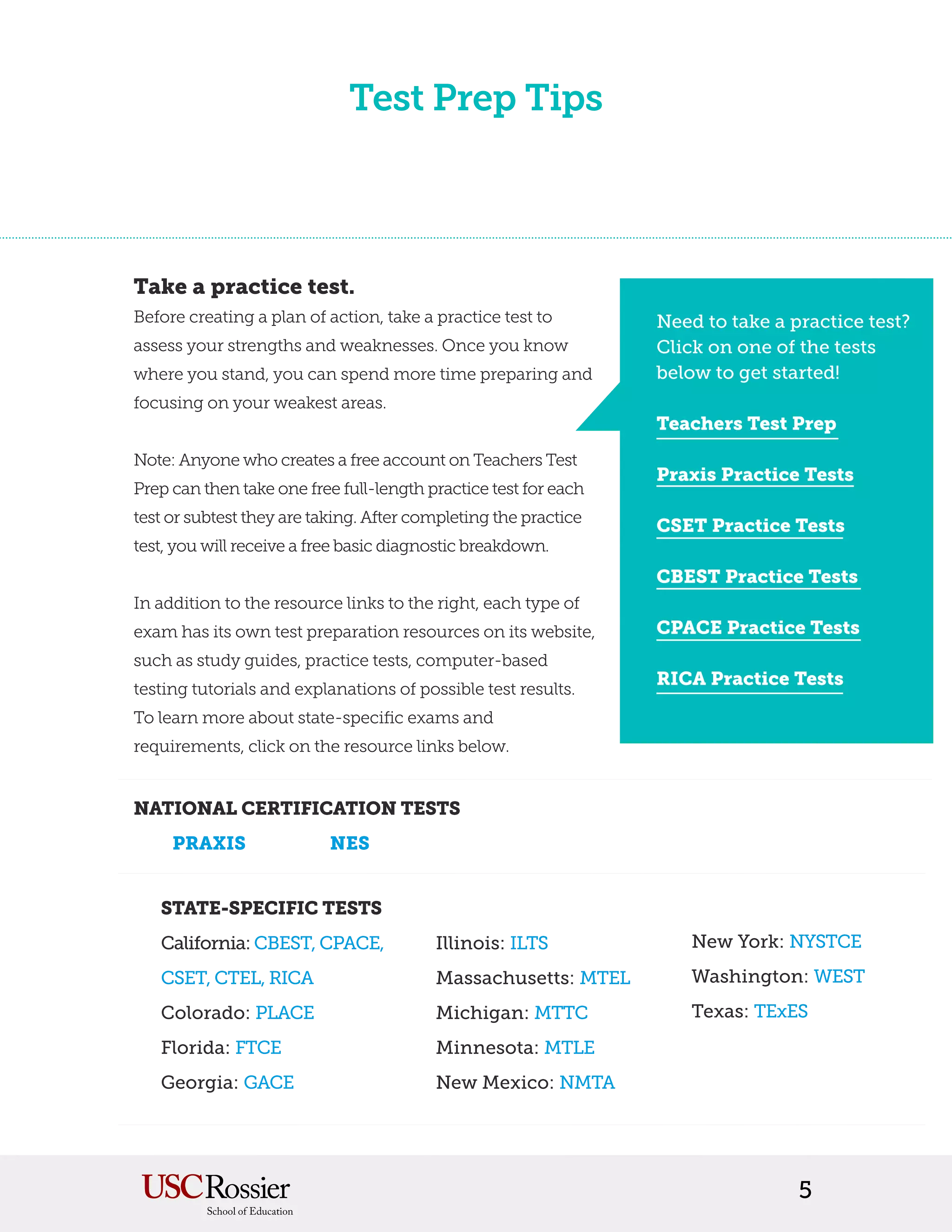 A Guide to Teacher Certification Exams | PDF | Standardized Testing ...