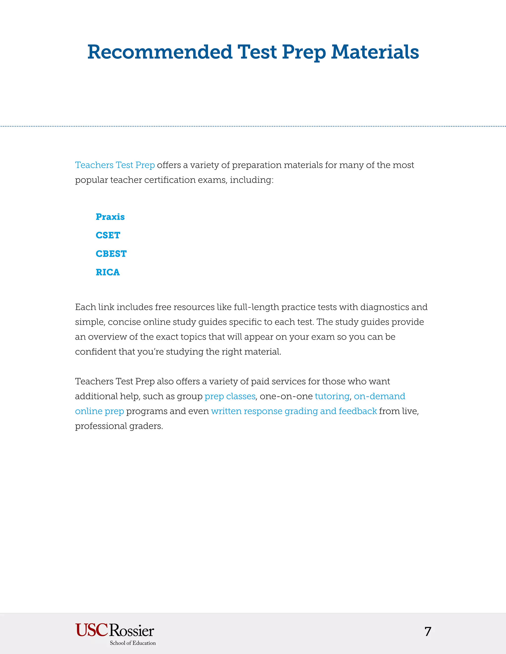 A Guide to Teacher Certification Exams | PDF | Standardized Testing ...
