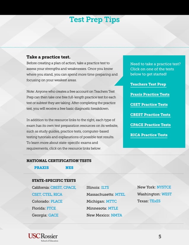 A Guide to Teacher Certification Exams | PDF | Standardized Testing ...