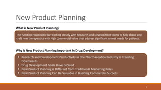 New Product Planning in the Pharmaceutical Industry | PPTX