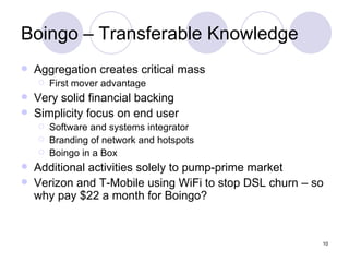 WiFi - 3 case studies in commercial deployment | PPT