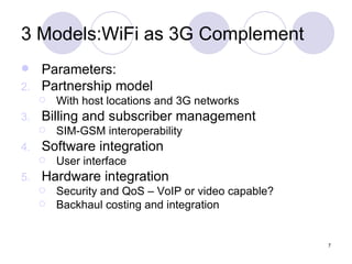 WiFi - 3 case studies in commercial deployment | PPT