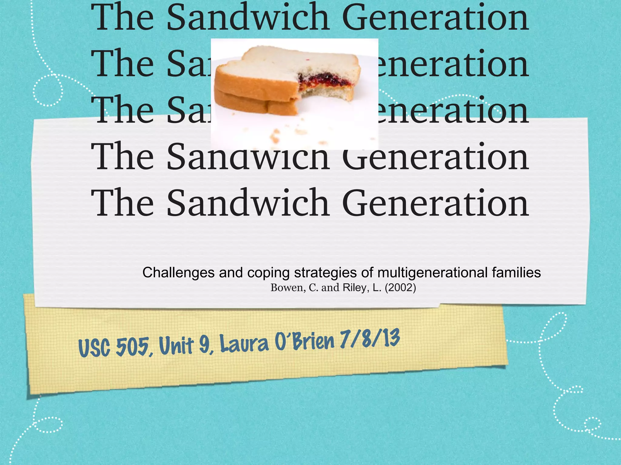 The Sandwich Generation | PPT