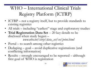 Clinical Trial Registries | PDF