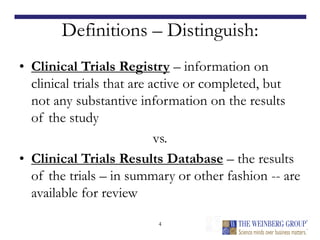 Clinical Trial Registries | PDF