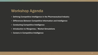 Performing Competitive Intelligence in a Pharmaceutical Company | PPTX