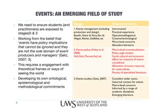 Usce2013 event policy - ritual to regeneration | PPT