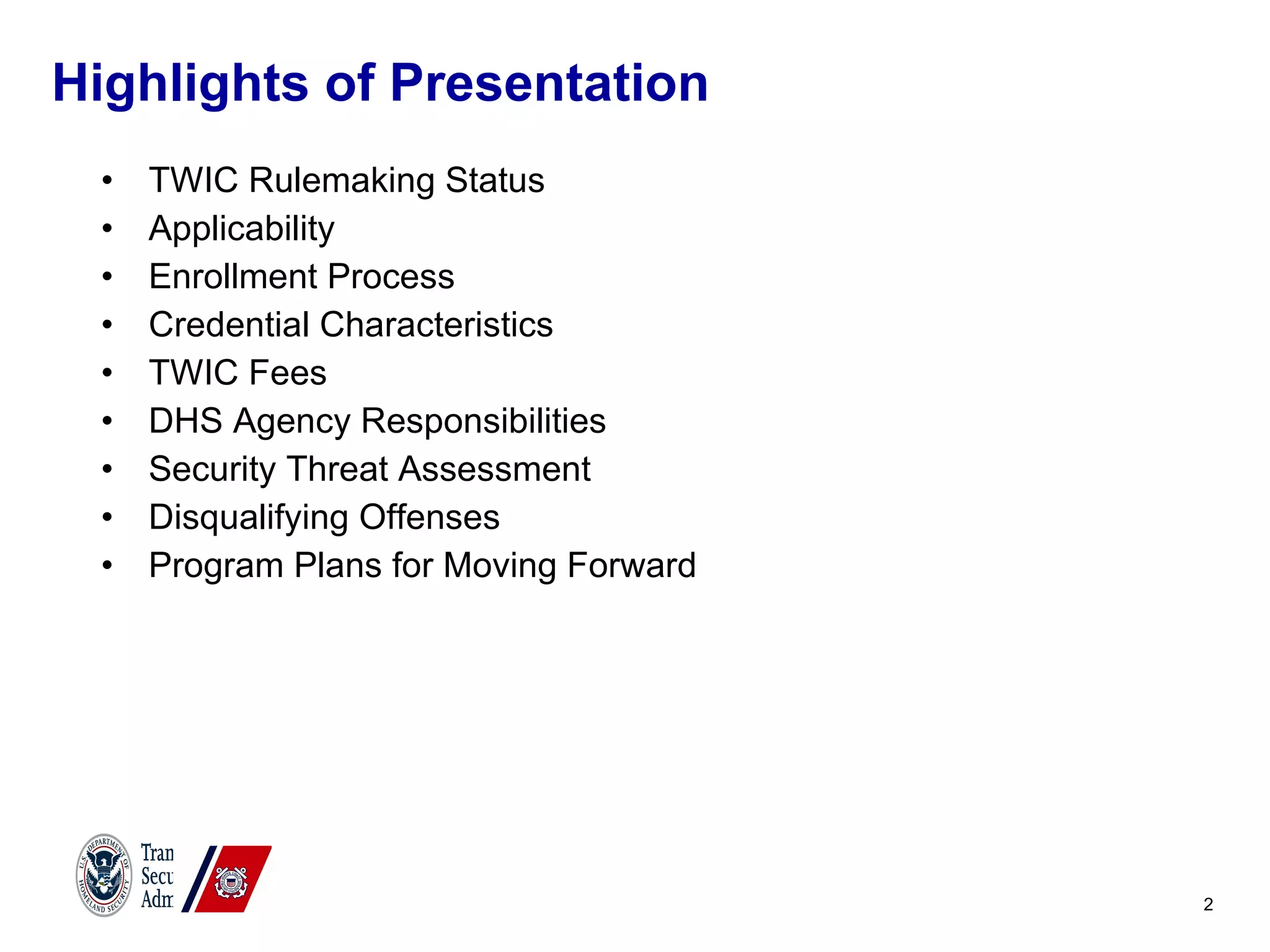 Uscg Twic Powerpoint | PPT