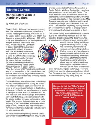 USCG-Auxiliary SAFETY LINES MAGAZINE_winter_2017, Passenger Ferry Audit ...