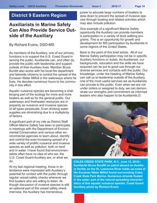 USCG-Auxiliary SAFETY LINES MAGAZINE_winter_2017, Passenger Ferry Audit ...