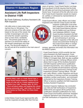 USCG-Auxiliary SAFETY LINES MAGAZINE_winter_2017, Passenger Ferry Audit ...
