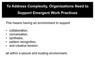 Tacit Knowledge Sharing for Emerging Practices | PDF