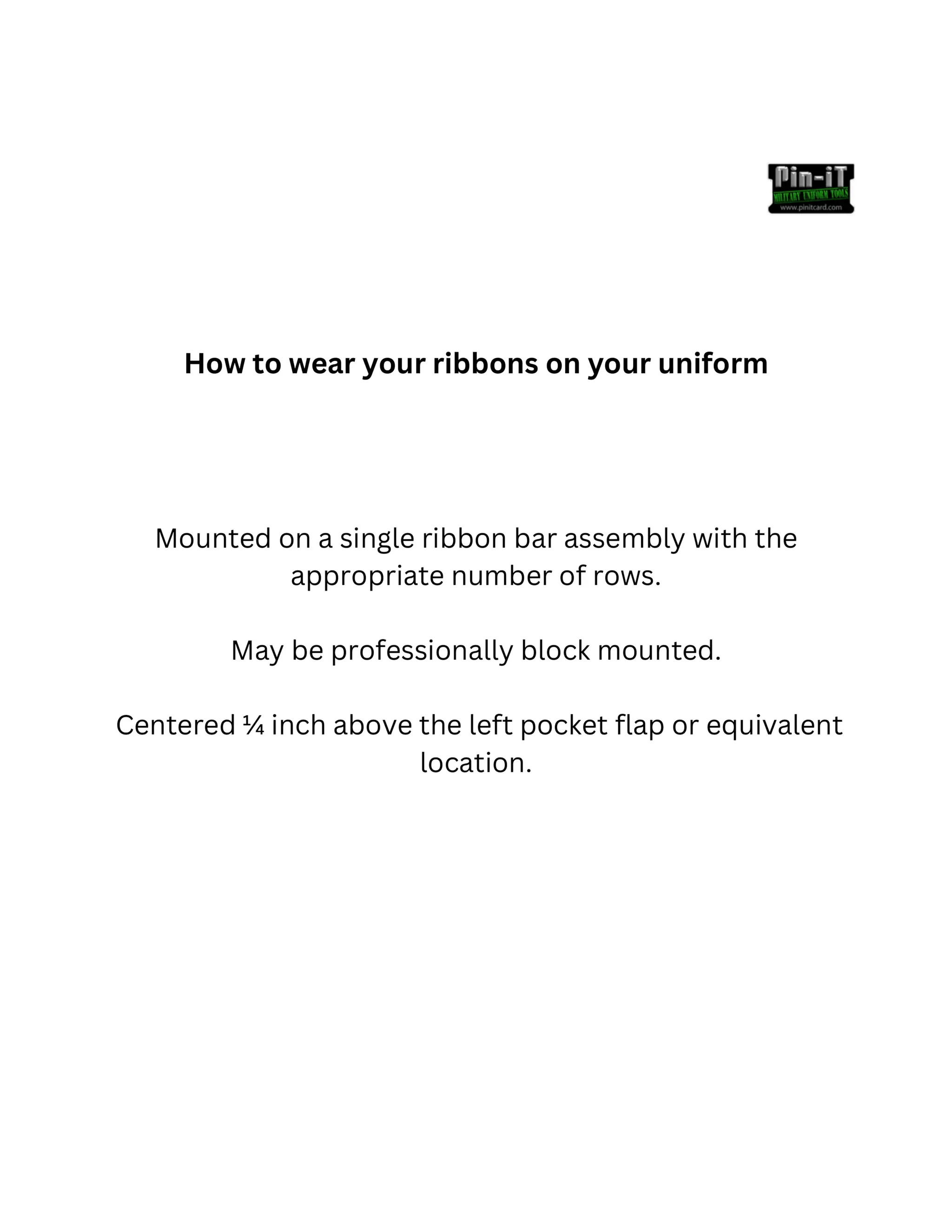 USCG Quick Guide For Uniform Medals and Ribbons wear and placement.pdf