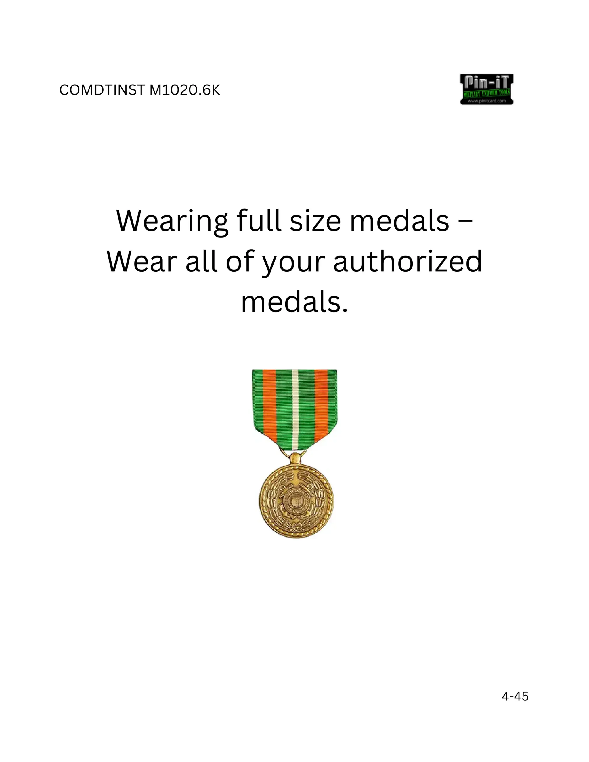 USCG Quick Guide For Uniform Medals and Ribbons wear and placement.pdf