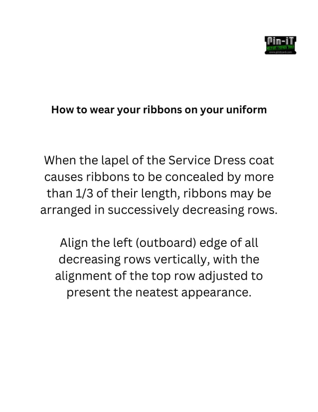 USCG Quick Guide For Uniform Medals and Ribbons wear and placement.pdf | Women\'s Clothing ...