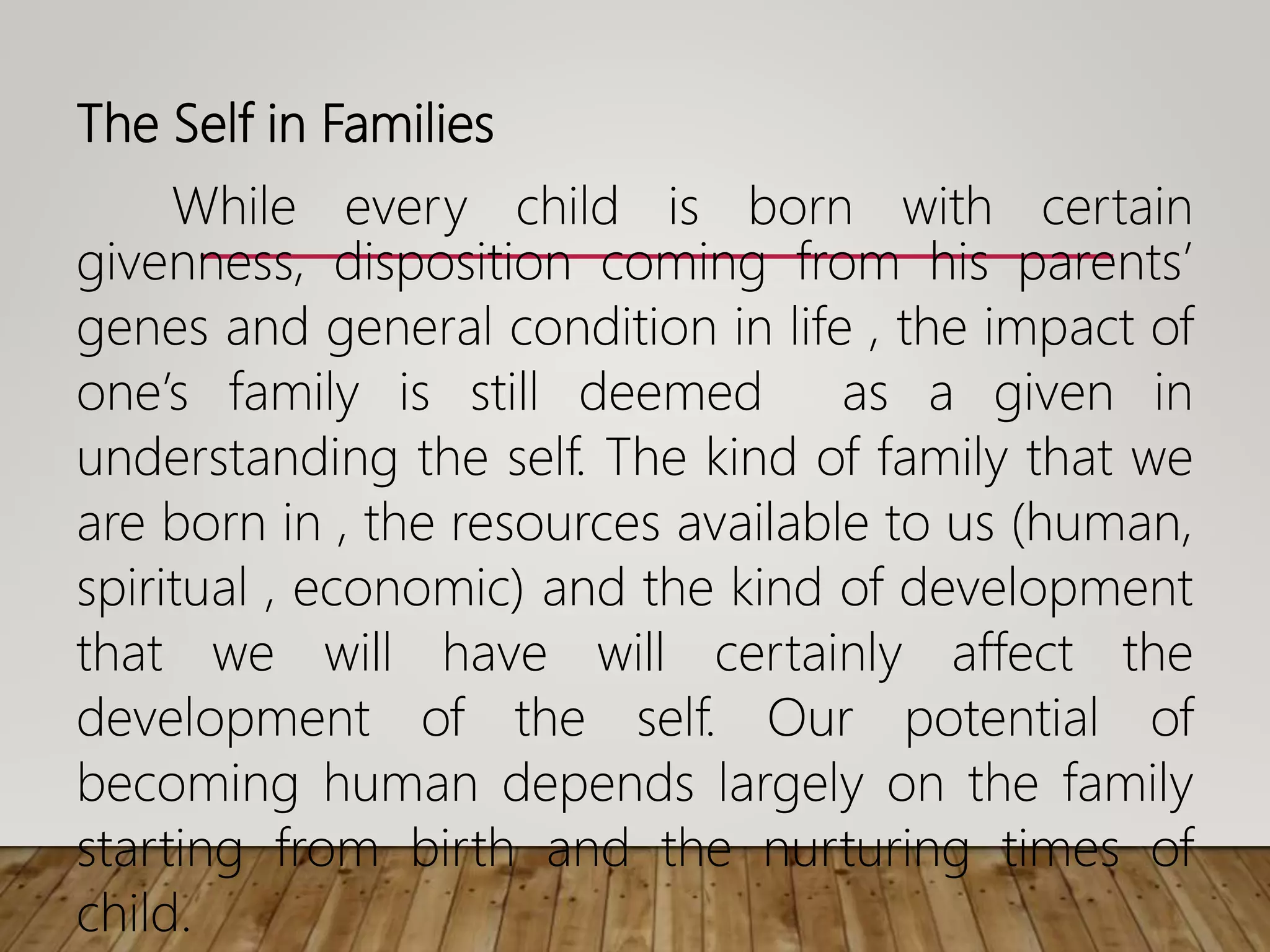 UNDERSTANDING THE SELF Chapter I Lesson 2 | PPTX