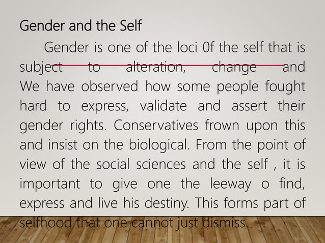 UNDERSTANDING THE SELF Chapter I Lesson 2 | PPTX