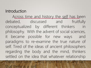 UNDERSTANDING THE SELF Chapter I Lesson 2 | PPTX