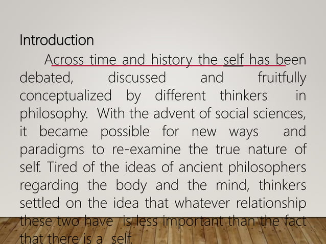 UNDERSTANDING THE SELF Chapter I Lesson 2 | PPTX