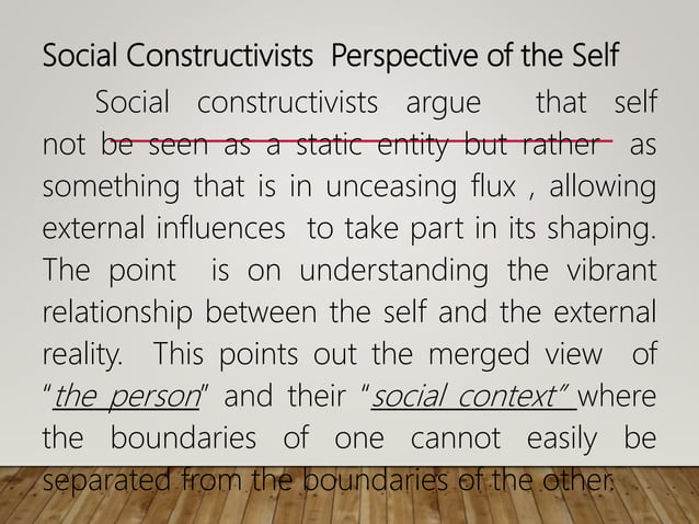 The Self ,Society and Culture | PPTX