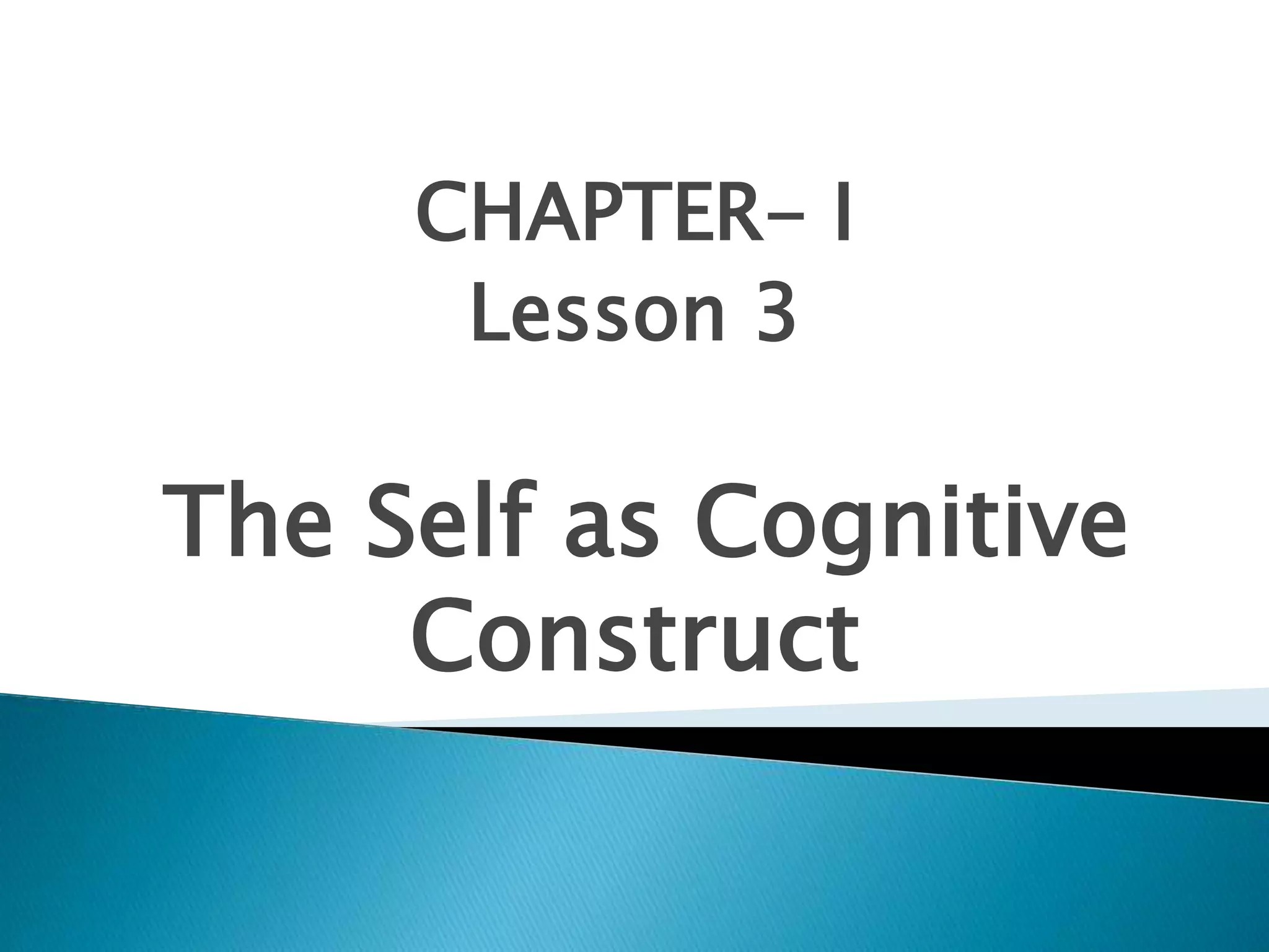 Understanding the Self chapter 1 lesson 3 | PPTX