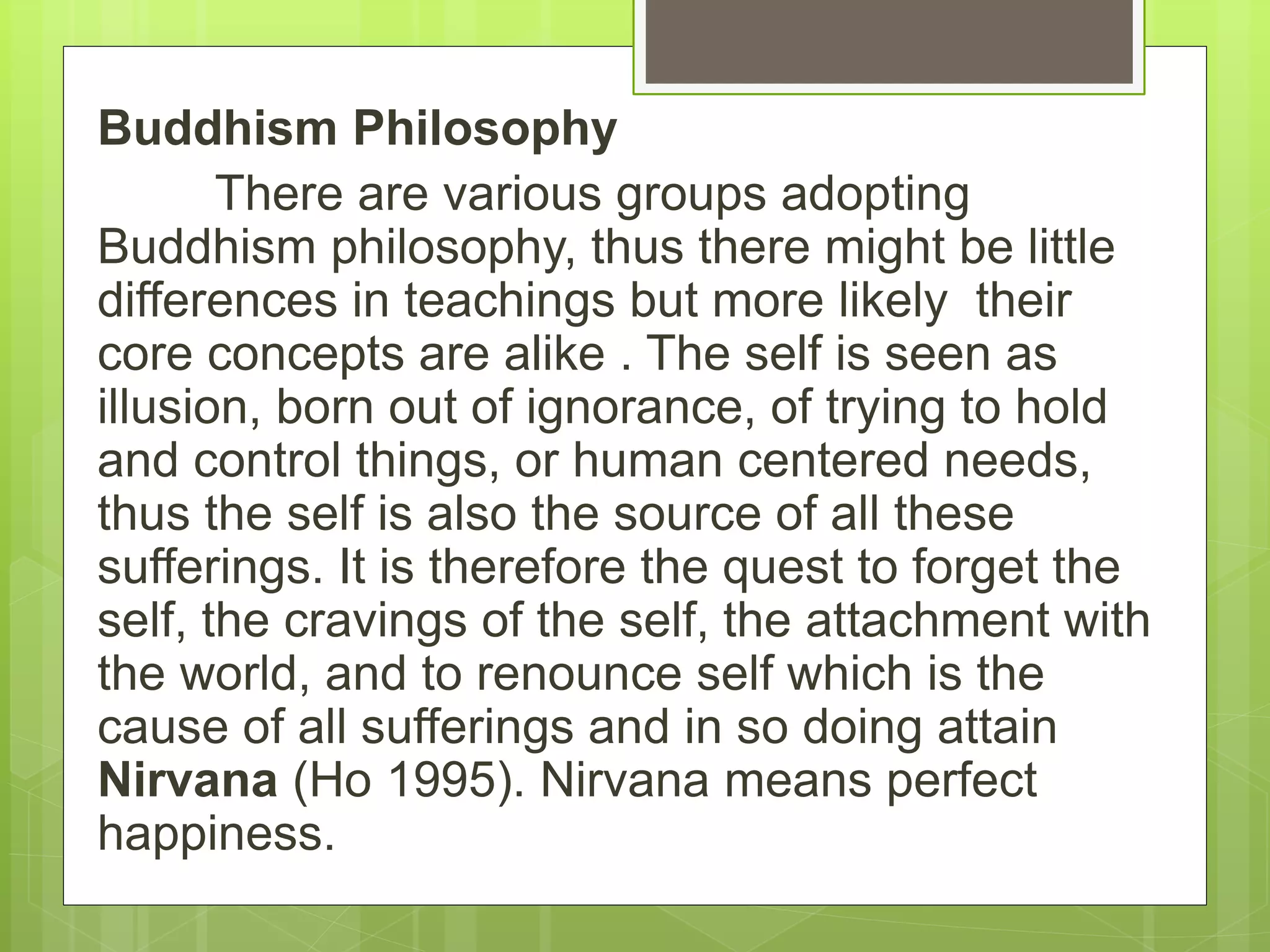 The Self in Western and Eastern Thoughts | PPTX