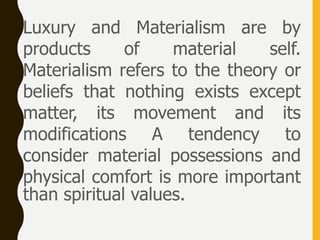 The Material Self | PPTX