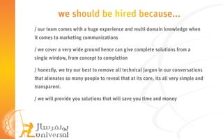 Universal Company Profile | PPT