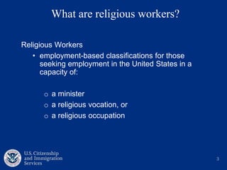 Religious Worker Stakeholder Engagement | PPT