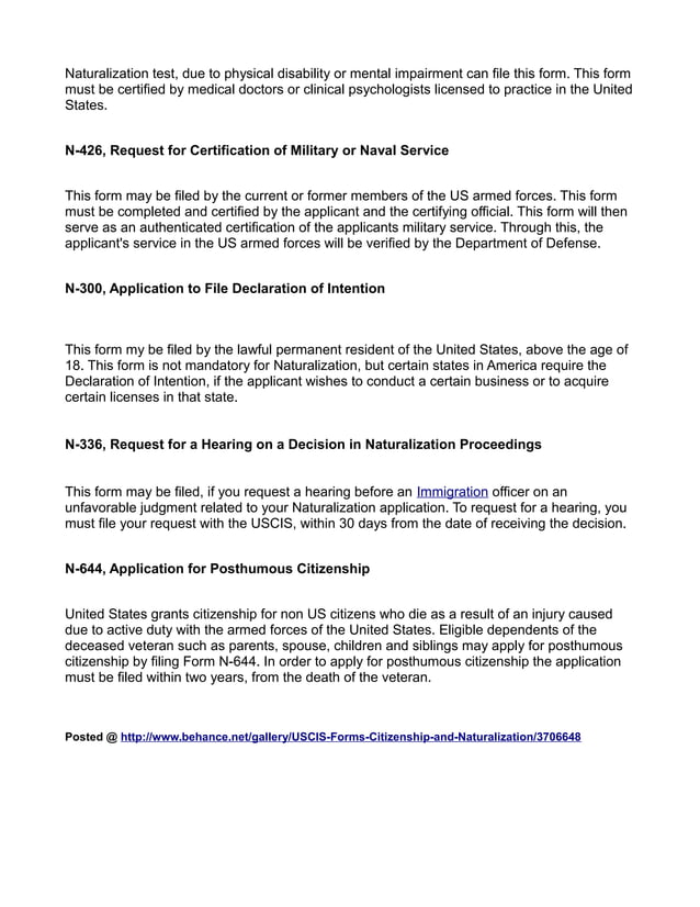 Uscis forms citizenship and naturalization | ODT | Law