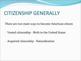 How to Become a United States Citizen | PPT