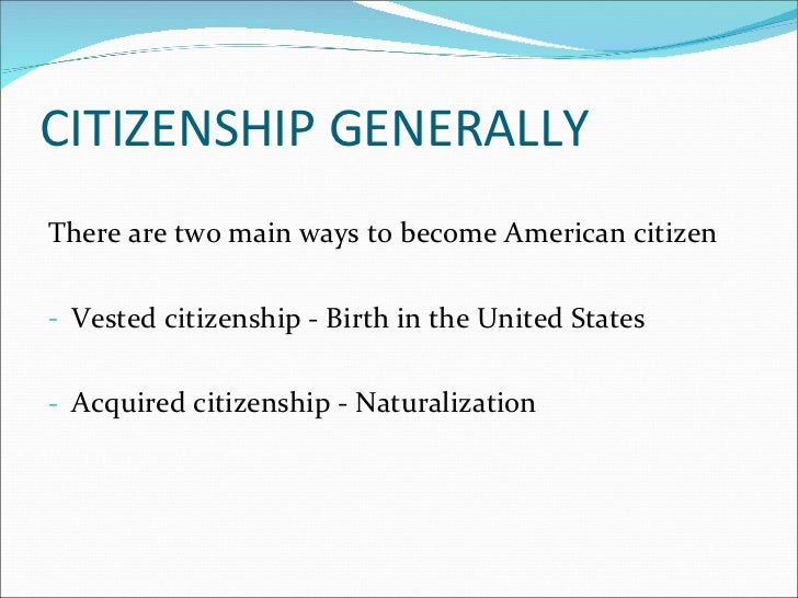 How to Become a United States Citizen