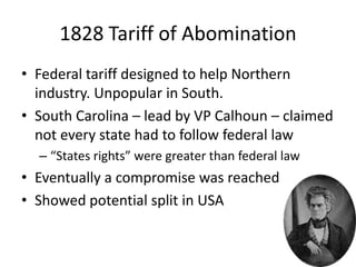 Causes of the US Civil War | PPTX