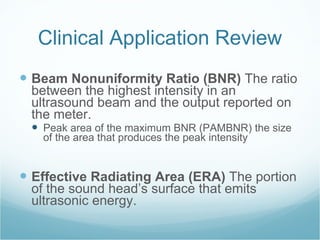 Ultrasound clinical application review | PPT