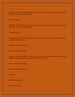 US Clinical Experience 2025 with Houston Medical Clerkship.pdf