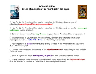 Us comparison questions | PPT