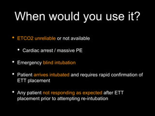 Ultrasound confirmation of endotracheal tube placement | PPT