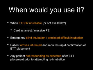 Ultrasound confirmation of ETT placement | PPT