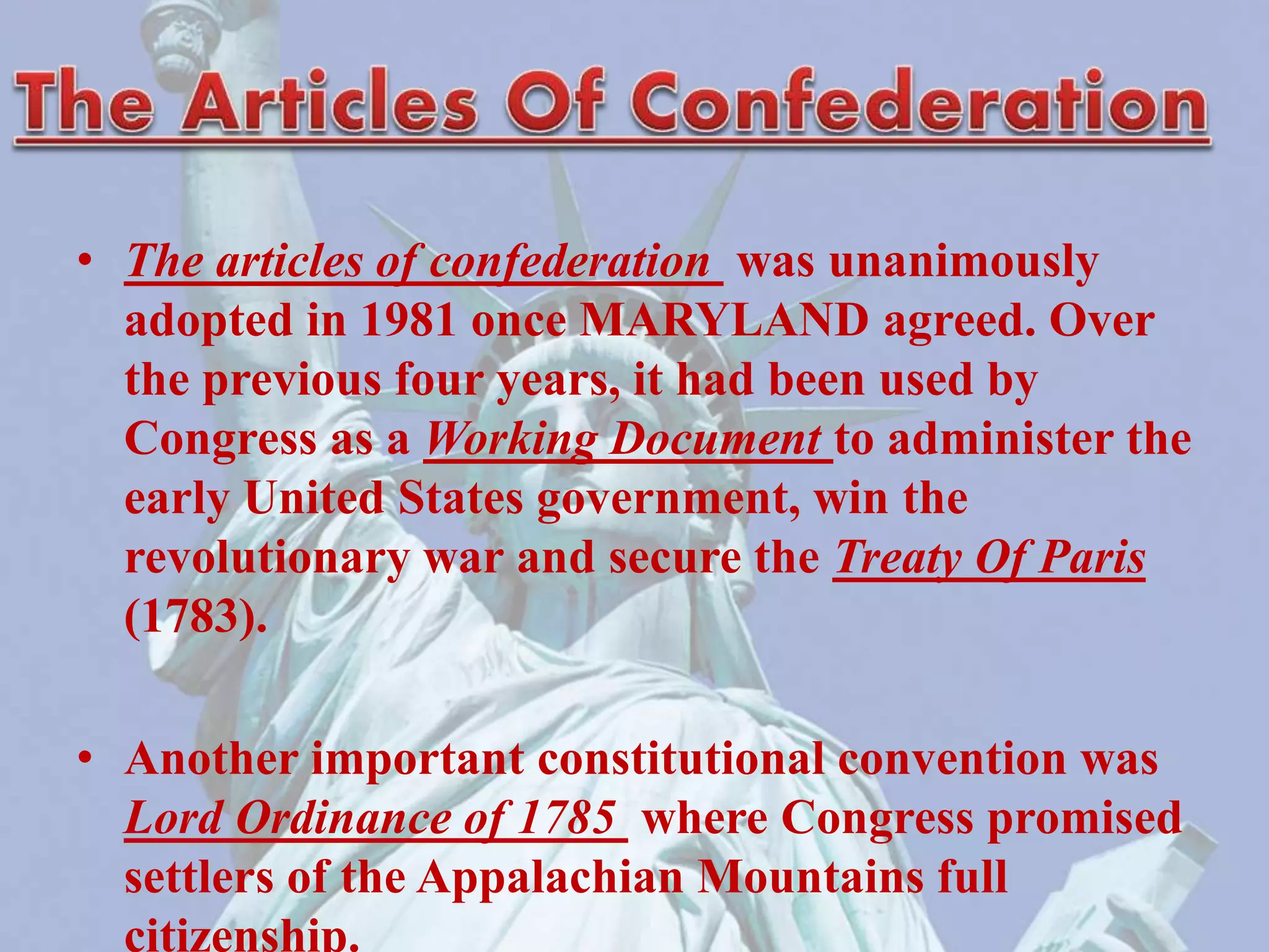 The Constitution Of United States of America | PPTX