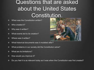 Us constitution | PPTX