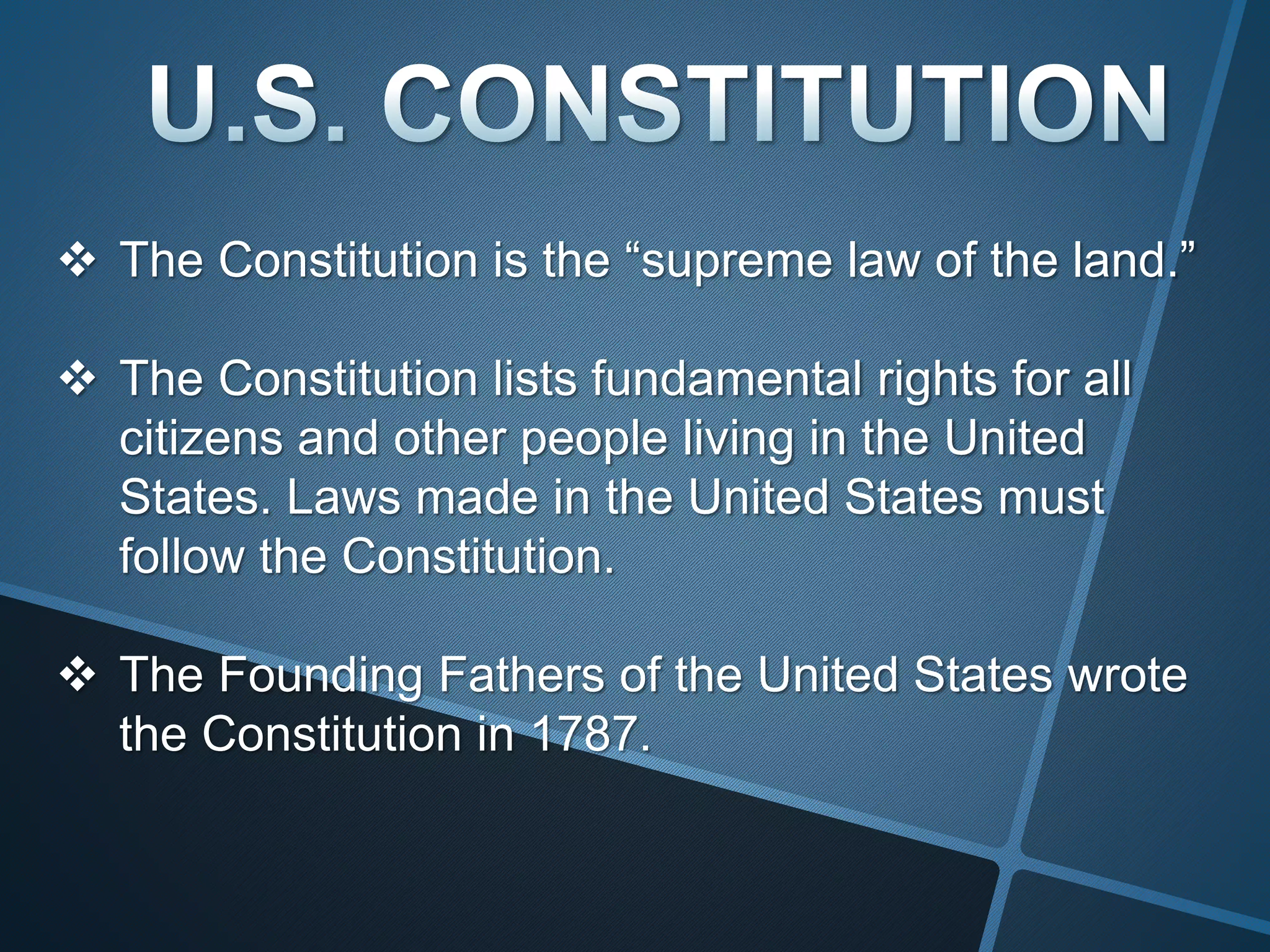 constitution of the United States of America | PPTX