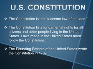constitution of the United States of America | PPTX