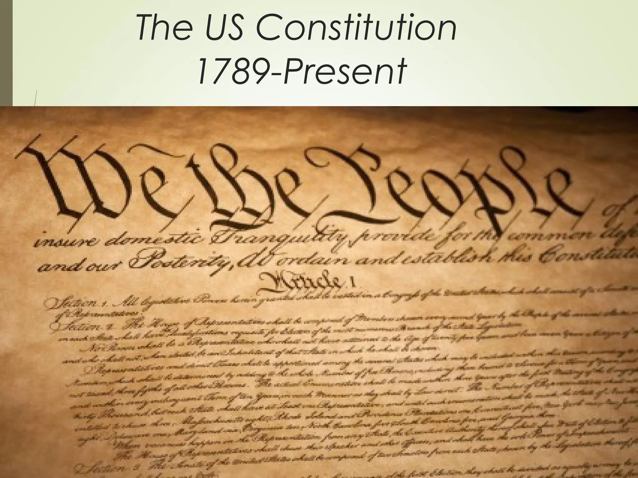 US Constitution | PPT