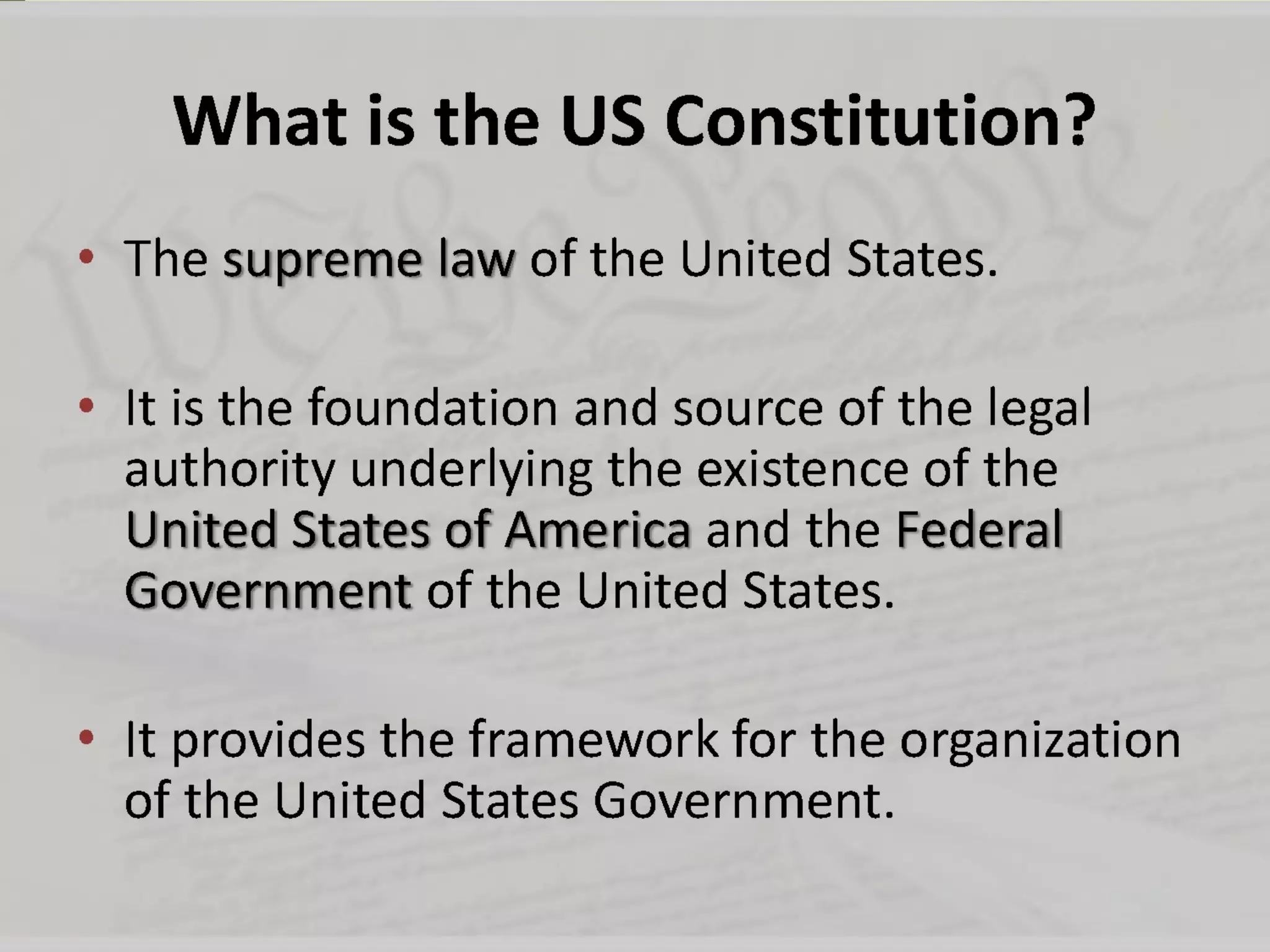US Constitution | PPT