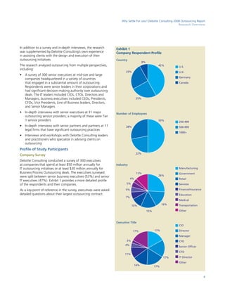 why settle for less - Deloitte\'s 2007 outsourcing report | PDF