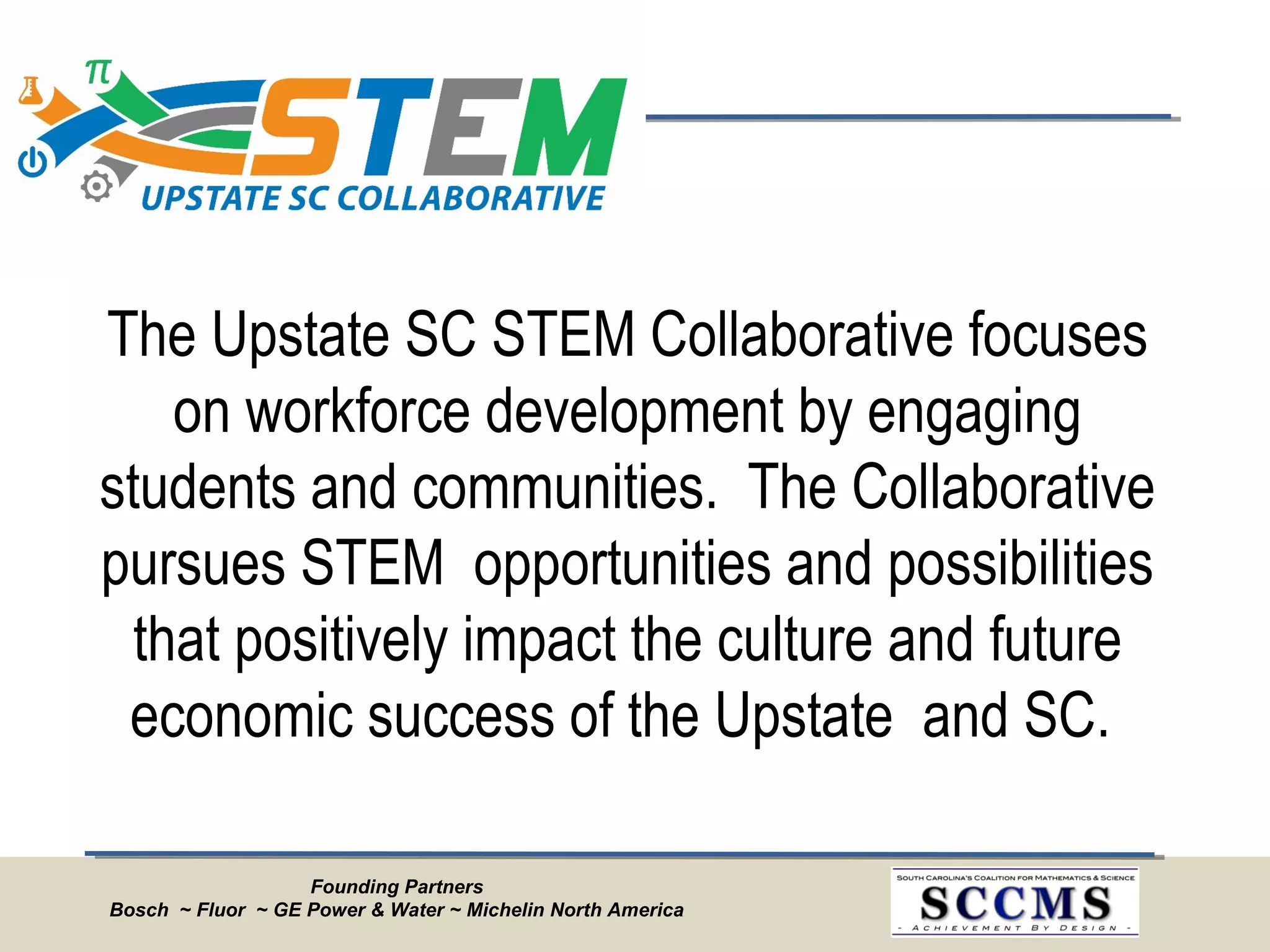 Upstate SC STEM Collaborative Meeting - August 2015 | PPT