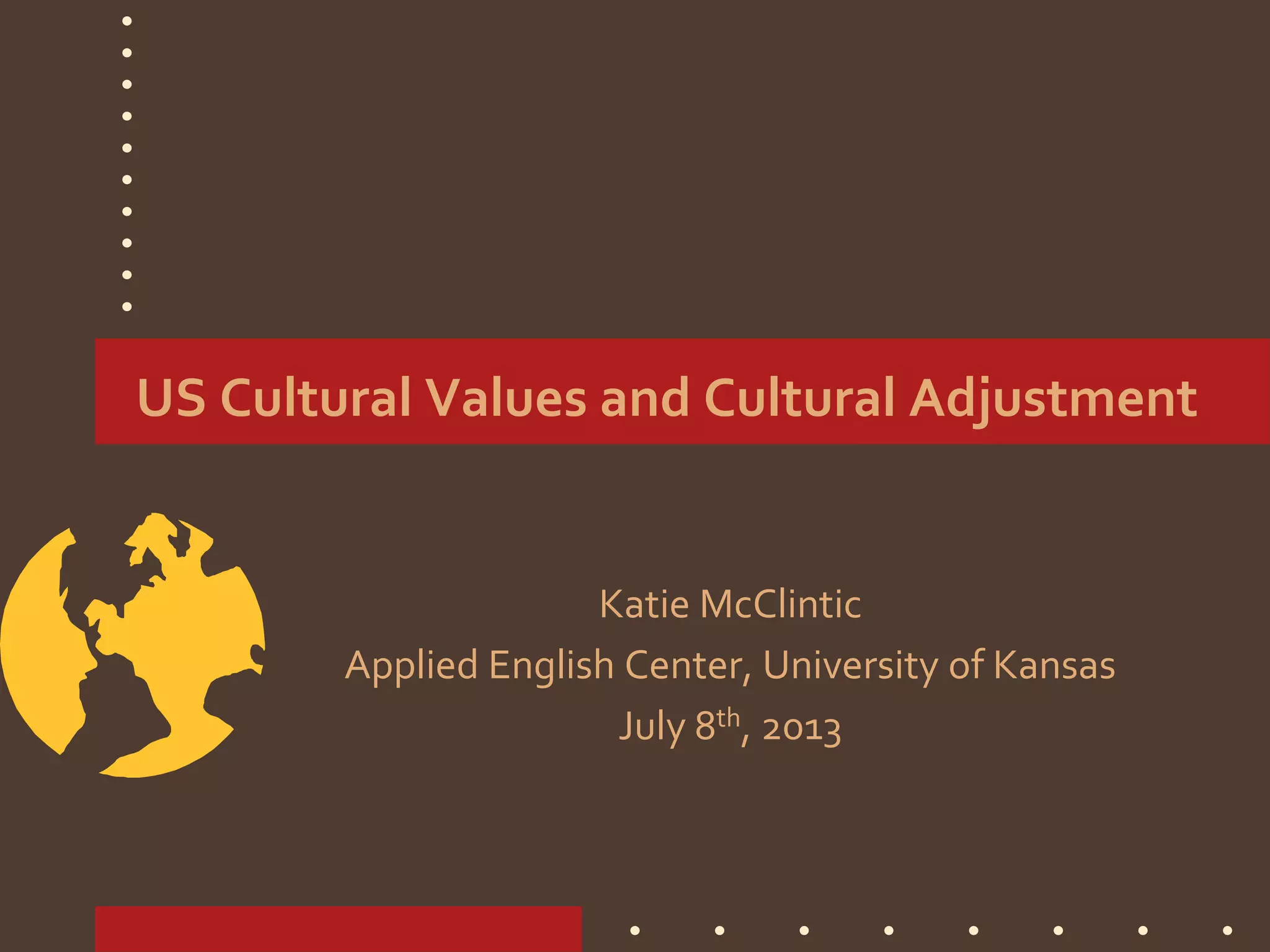 USA Culture and Customs | PPTX